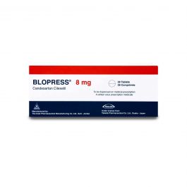 Blopress 8 Mg Tablet 28Pcs