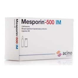 Mesporin 500 Mg Vial Im
