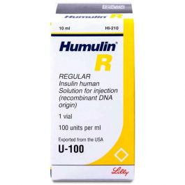 Humulin-R 100 Iu Vial 10 Ml (Ref)