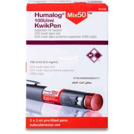 Humalog KwikPen Mix 50 box/5 Pen