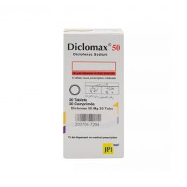 Diclomax 50 Mg Tablet 20Pcs