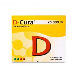 D-Cura 25000 Iu 4 Oral Ampoules