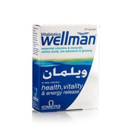 Wellman Health. Vitality and Energy Release 30 Caps